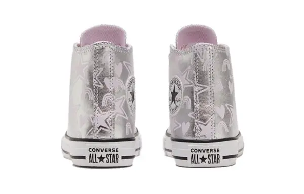 CONVERSE Chuck Taylor All Star High Top Sneakers - Pink/silver