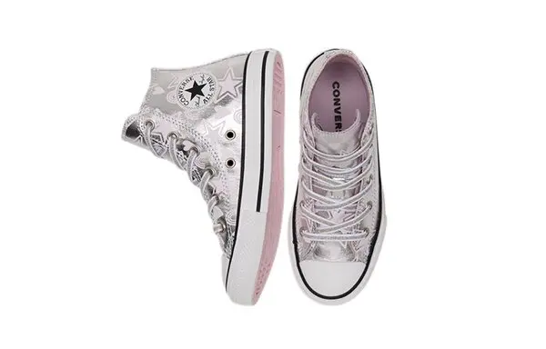 CONVERSE Chuck Taylor All Star High Top Sneakers - Pink/silver