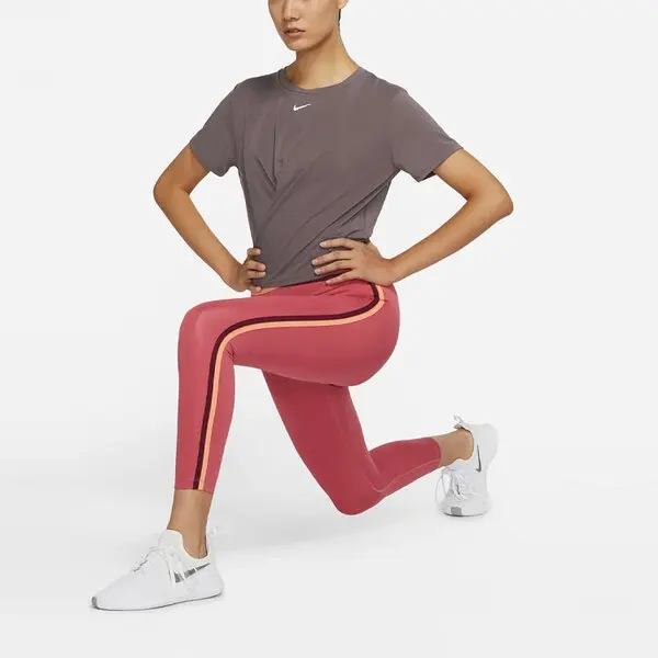 Nike As W Nk One Lx Df Ss Std Tw Tp Cropped Top