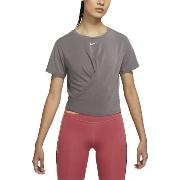 Nike As W Nk One Lx Df Ss Std Tw Tp Cropped Top