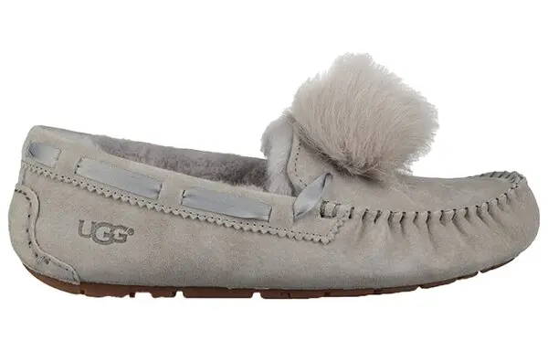 UGG Dakota Pom Pom Slip-on - Grey