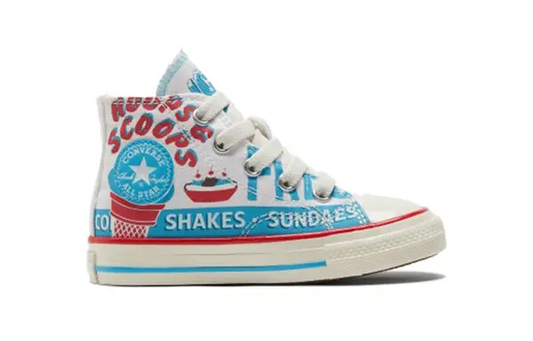 CONVERSE Chuck Taylor All Star 1970s High Top Sneakers - White/blue/red
