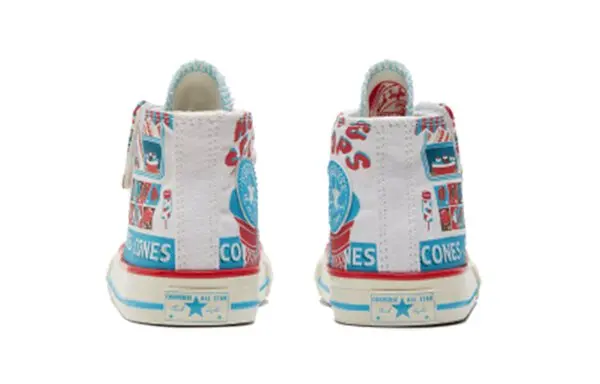 CONVERSE Chuck Taylor All Star 1970s High Top Sneakers - White/blue/red