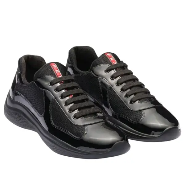 Prada Fw25 America's Cup Sneakers - Black