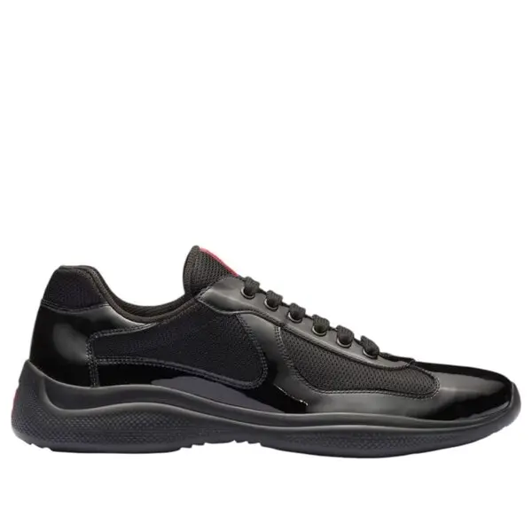 Prada Fw25 America's Cup Sneakers - Black