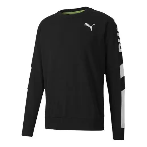 PUMA Modern Sports Crew Neck Pullover - Black