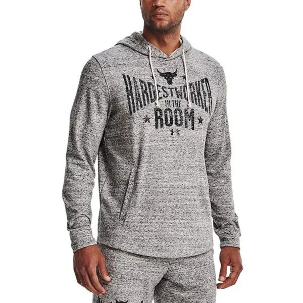 Under Armour Project Rock Hardest Worker Terry Hoodie