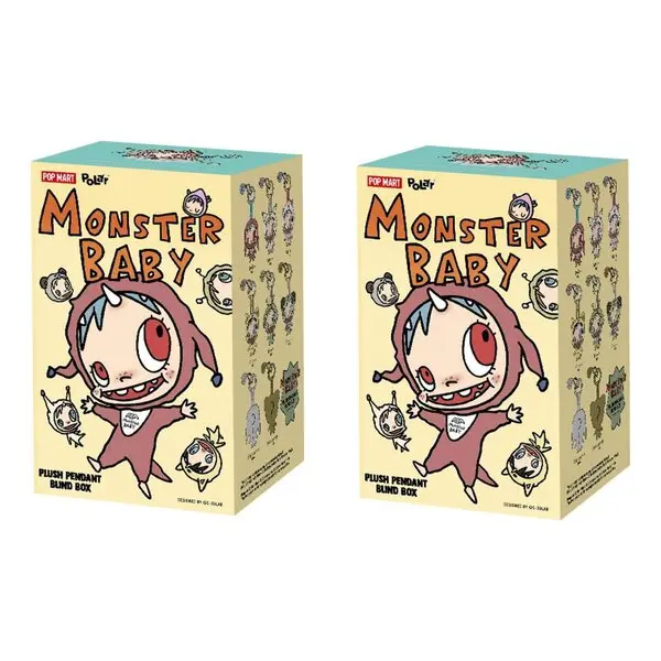 POP MART Polar Monsterbaby Plush Collection Plush Pendant Ver.1 Sealed Case - Multi-color