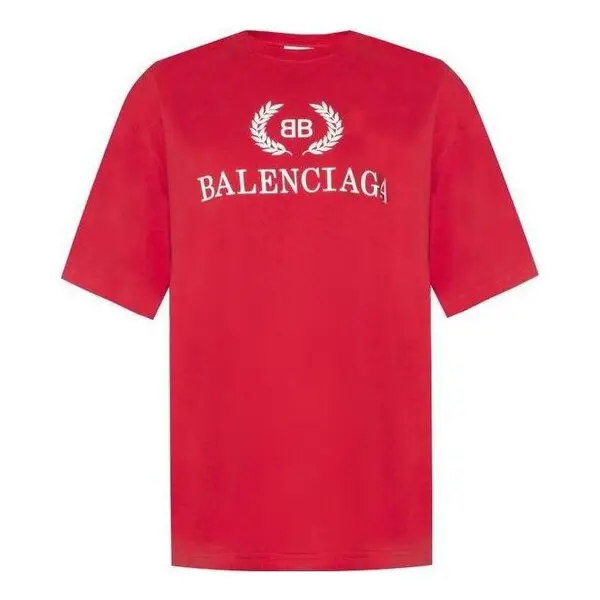 Balenciaga Bb T-shirt 'red White - Red/white