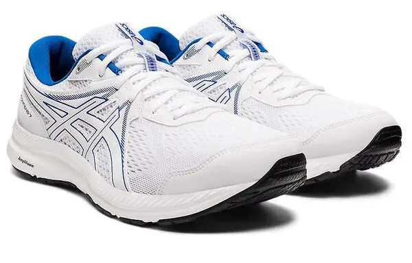 Asics Gel-contend 7 Low Top Sneakers - White/blue