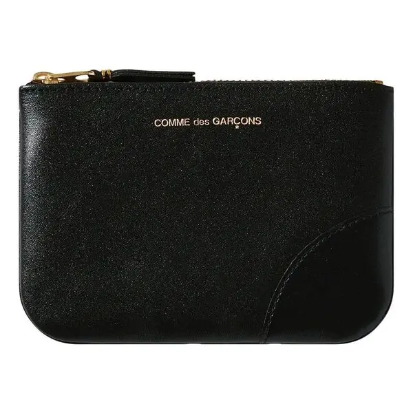 Comme Des Garçons Fw25 Classic Leather Zip Pouch - Black