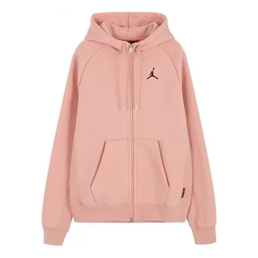 JORDAN Flying Embroidered Sports Zip-up Hooded Jacket