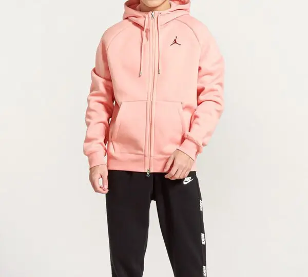 JORDAN Flying Embroidered Sports Zip-up Hooded Jacket