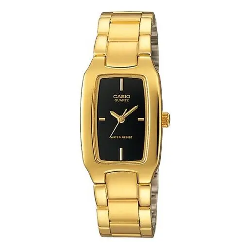 Casio Stainless Steel Analog Quartz Watch - Black