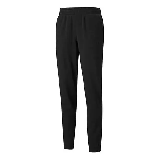 PUMA Modern Basics Logo Pants - Black