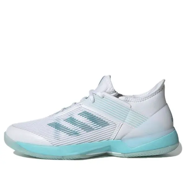 Adidas Parley X Adizero Ubersonic 3 Athletic Sneakers - White/blue