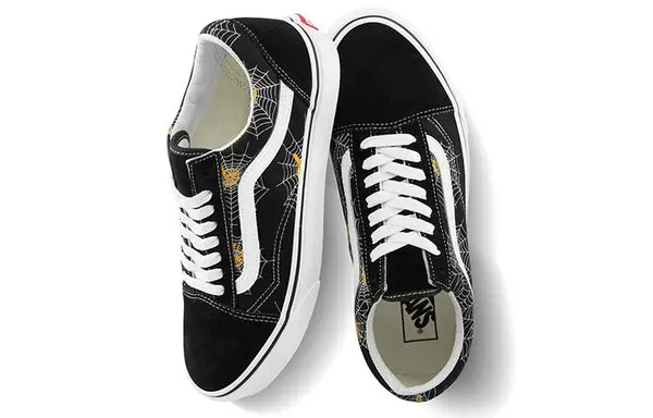 VANS Old Skool Printed Spider Web Sneakers