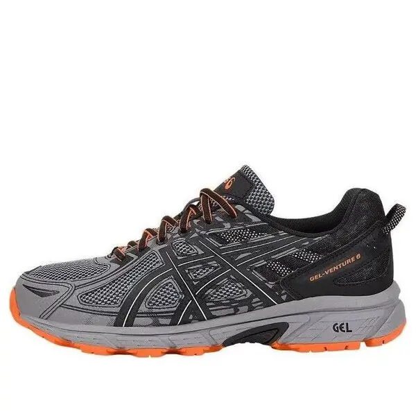 Asics Gel-venture 6 Trail Running Shoes - Grey/black