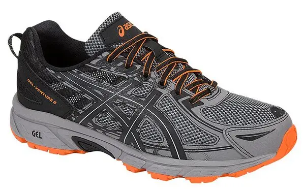 Asics Gel-venture 6 Trail Running Shoes - Grey/black