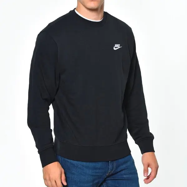 Nike Club Crew Ft Pullover - Black