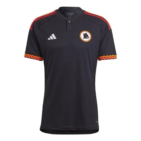 Adidas As Roma 23/24 Third Jersey - Black