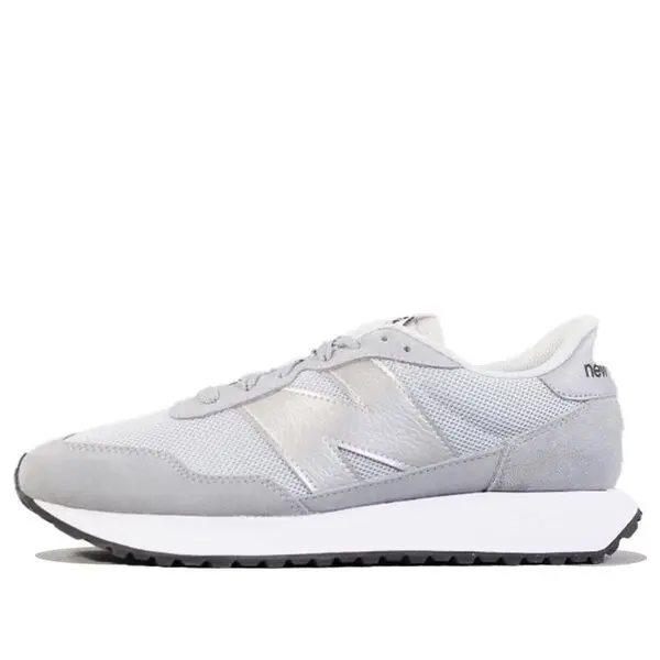 NEW BALANCE 237 "steel" Low Top Sneakers - Gray/silver