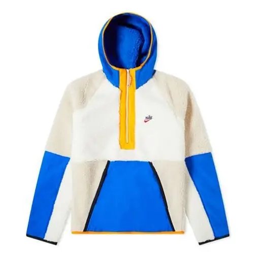 Nike Colorblock Fleece Jacket - Bluewhite