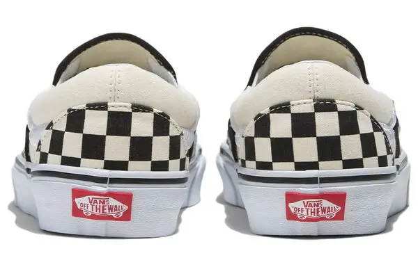 VANS Classic Slip-on Sidestripe Sneakers - Black/white