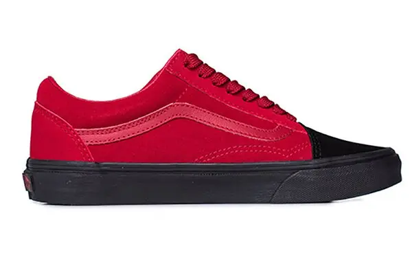 VANS Old Skool Sneakers - Black/red