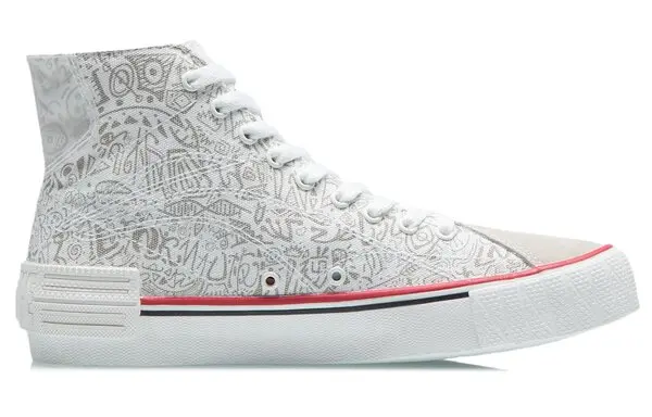 LI-NING Weiwu Canvas High Top Sneakers