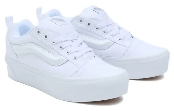VANS Knu Stack Platform Sneakers - White