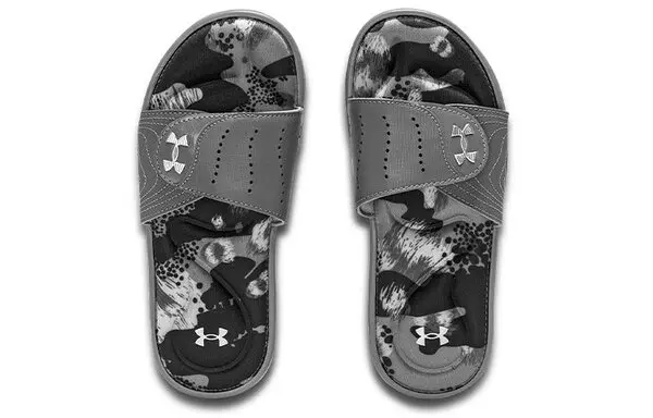 Under Armour Ignite Vi Graphic Fb Slides - Gray