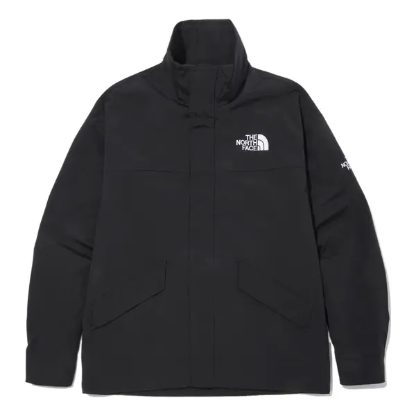 The North Face Stand Collar Logo Jacket - Black