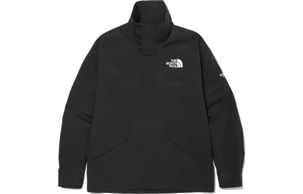 The North Face Stand Collar Logo Jacket - Black