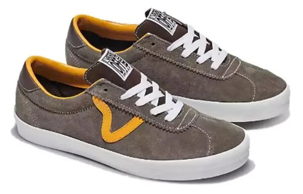 VANS Sport Low 'pop Bungee Cord' Sneakers - Brown/orange