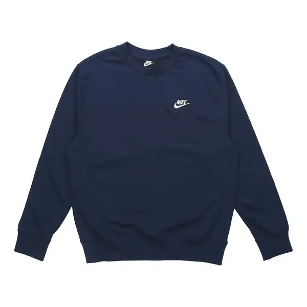 Nike Basic Chest Logo Crewneck Sweatshirt - Navy