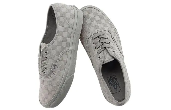 VANS Authentic Mono Checkerboard Sneakers - Grey