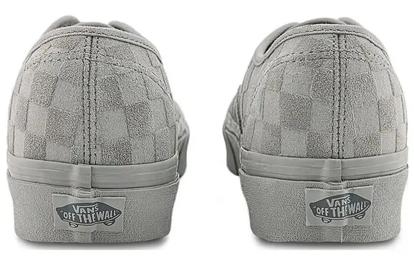 VANS Authentic Mono Checkerboard Sneakers - Grey