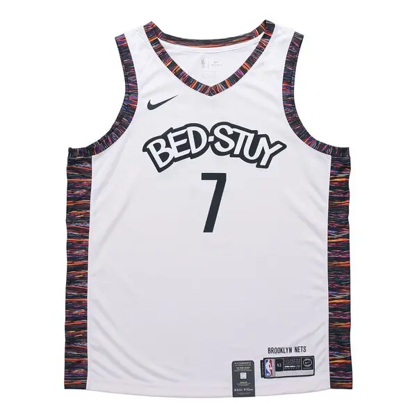 Nike Brooklyn Nets Durant #7 Fan Edition Jersey - White