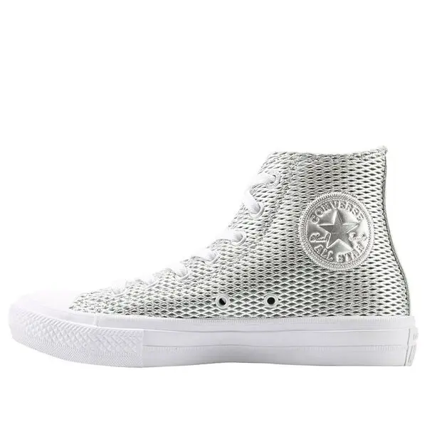 CONVERSE Chuck Taylor All Star 2 High Top Sneakers - Silver/white/white