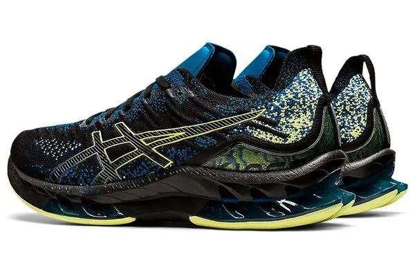 Asics Kinsei Blast Athletic Sneakers - Black/blue