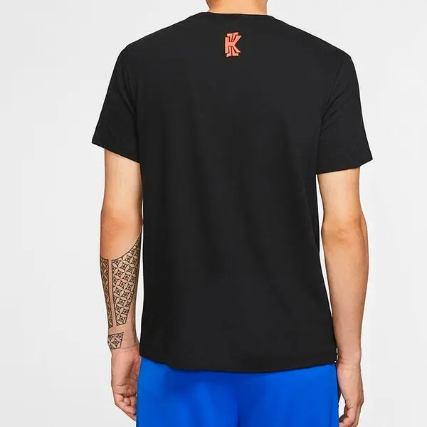Nike Large Pattern Printing Short Sleeve - Black