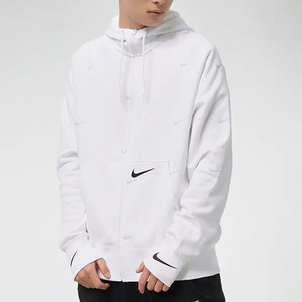 Nike Swoosh Full-zip Hoodie - White