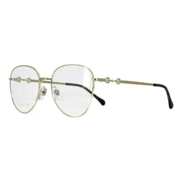 Gucci Round Frame Eyeglasses - Gold