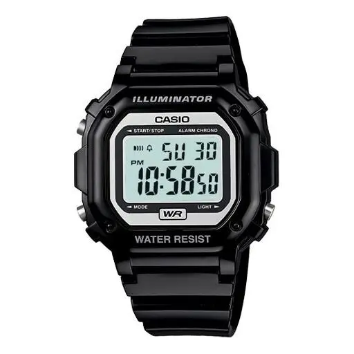 Casio Digital Water Resistant Watch - Black