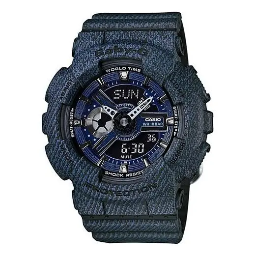 Casio Baby-g "retrowater Proof" Ba-110dc-2a1 - Black