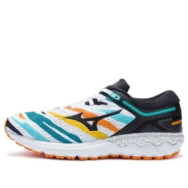 Mizuno Skyrise Athletic Sneakers - White/orange