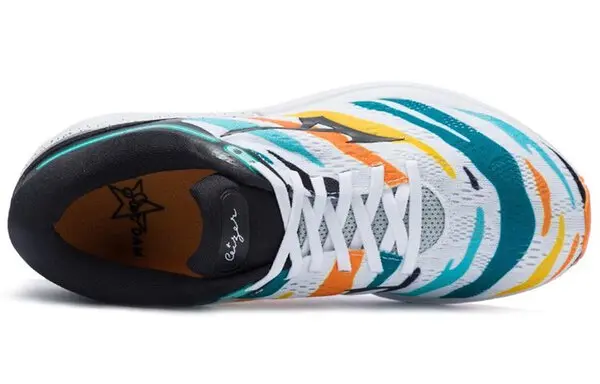 Mizuno Skyrise Athletic Sneakers - White/orange