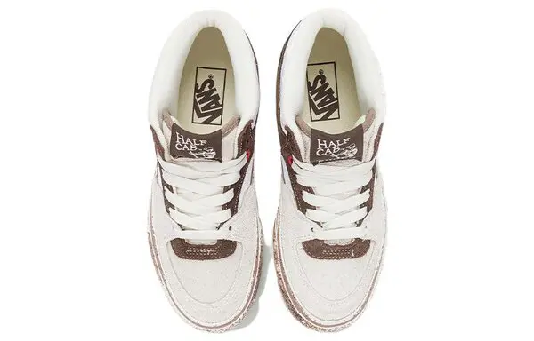 VANS Half Cab Sneakers - White/brown