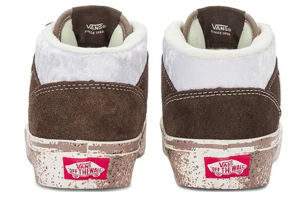 VANS Half Cab Sneakers - White/brown